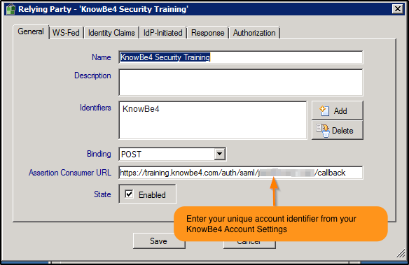Enable SAML Single Sign-on (SSO) for PortalGuard – KnowBe4 Knowledge Base