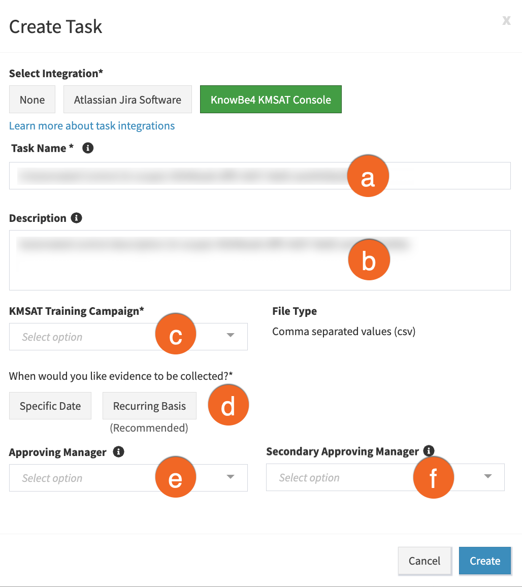 KSAT Integration: How to Work with Tasks – KnowBe4 Knowledge Base