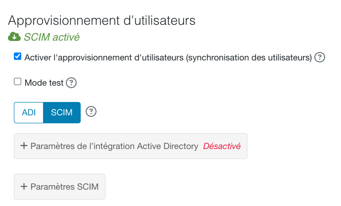 Guide de configuration SCIM – Base de connaissances