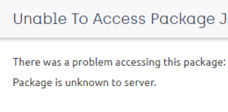 “Unable To Access Package” “Package Is Unknown to Server” Error Messages – KnowBe4 Knowledge Base