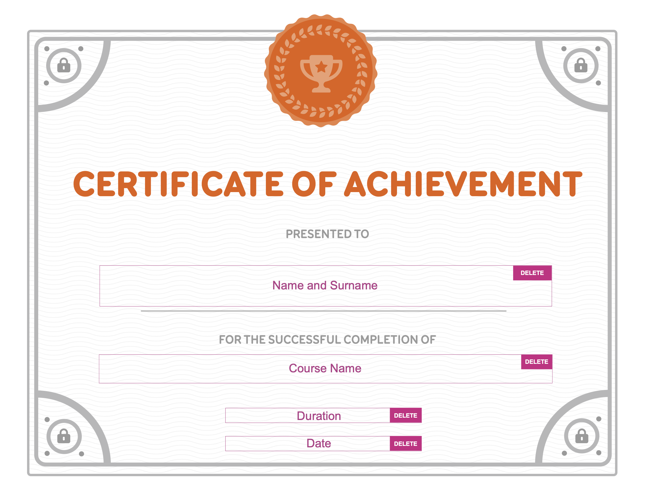 Certificate Of Completion Training 23 Free Certificate Of Completion